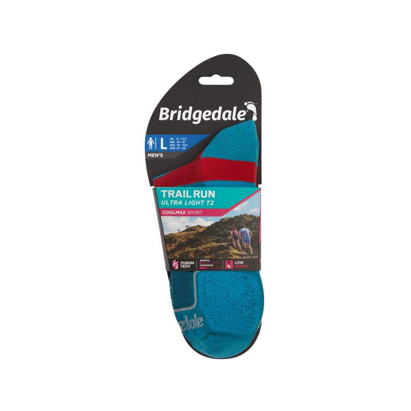 Pánské běžecké ponožky Bridgedale Trail Run s vláknem Coolmax " iQSPORT.cz